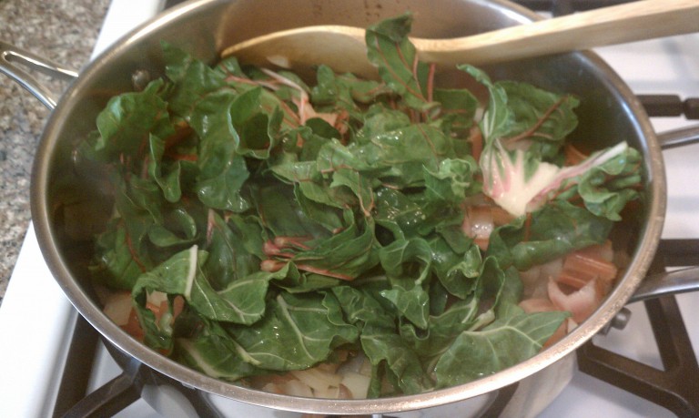 Sauteed Swiss Chard with Toasted Walnuts